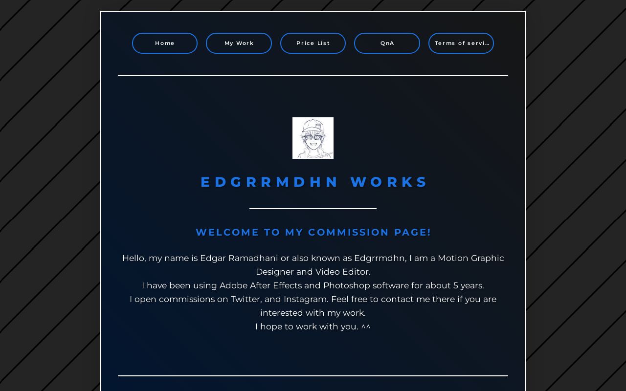 Edgar.R Comms Page